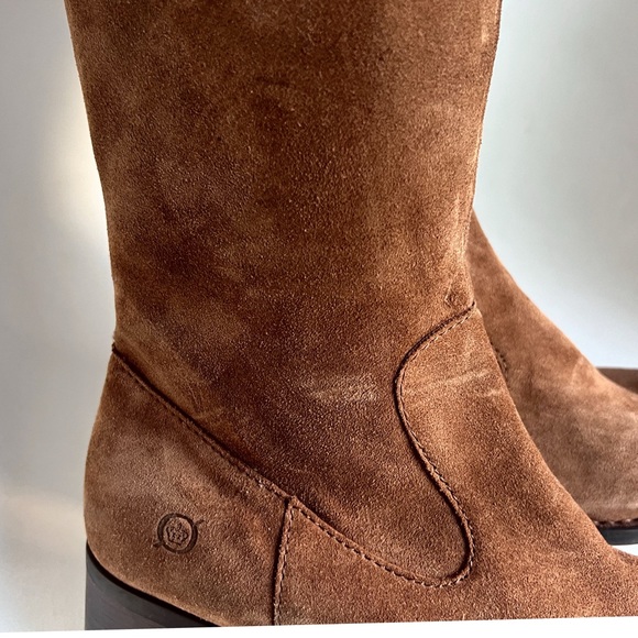 Born | Shoes | Born Cotto Suede Lace Up Back Tall Boots | Poshmark